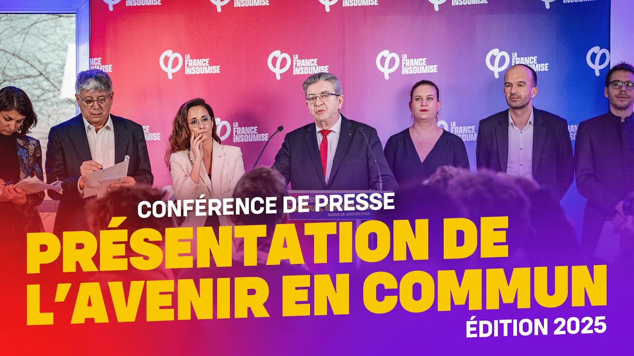 Présentation du programme L'Avenir en commun - édition 2025 - L'insoumission